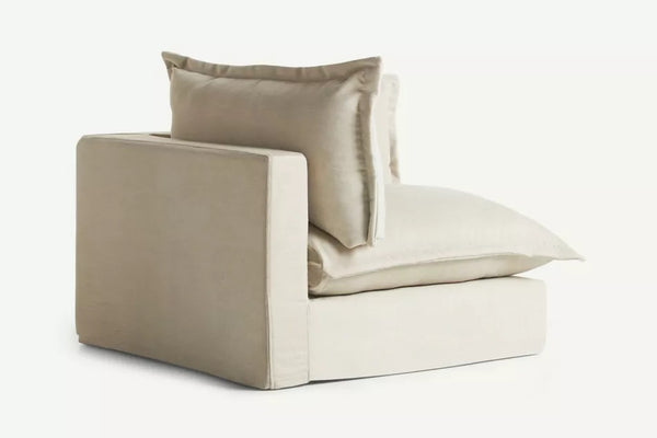 Chiara Corner Module Sectional - Loose Washable Cover – Daia Home