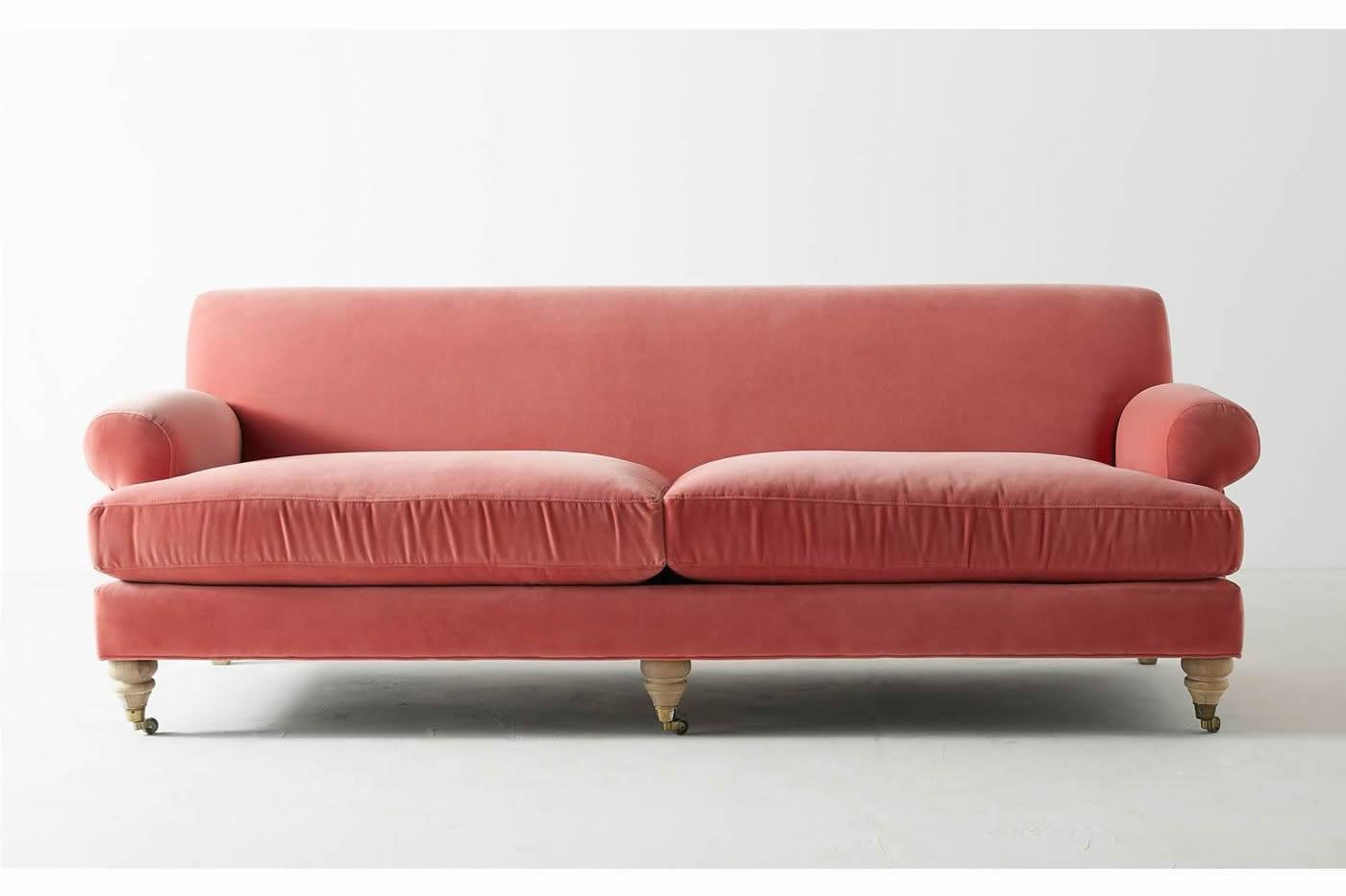 Florence Classic English Sofa With Rolled Arms and Deep Seats – Daia Home